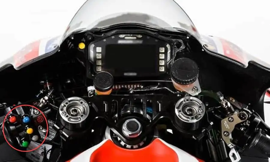 What are the MotoGP Bike Handlebar Buttons? - intentsGP