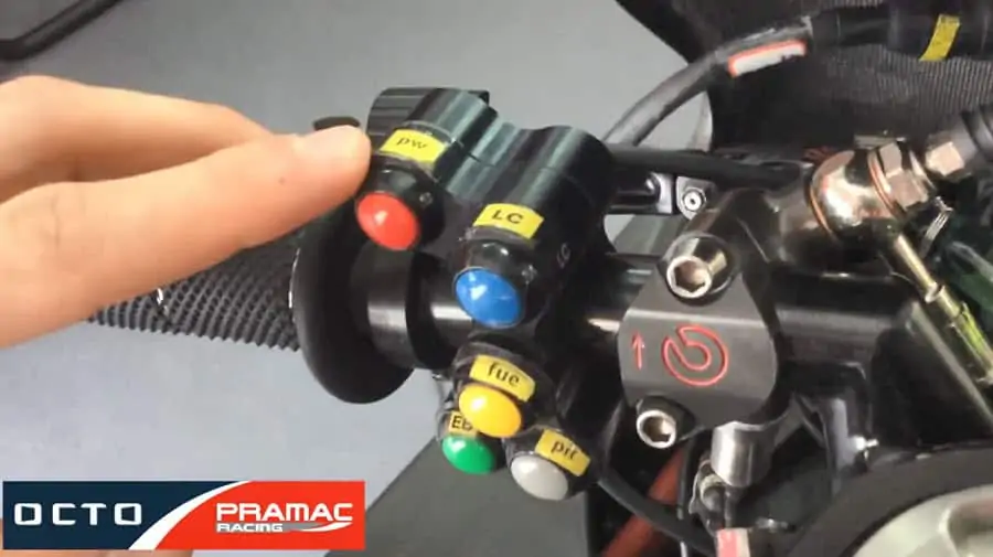 What are the MotoGP Bike Handlebar Buttons? - intentsGP